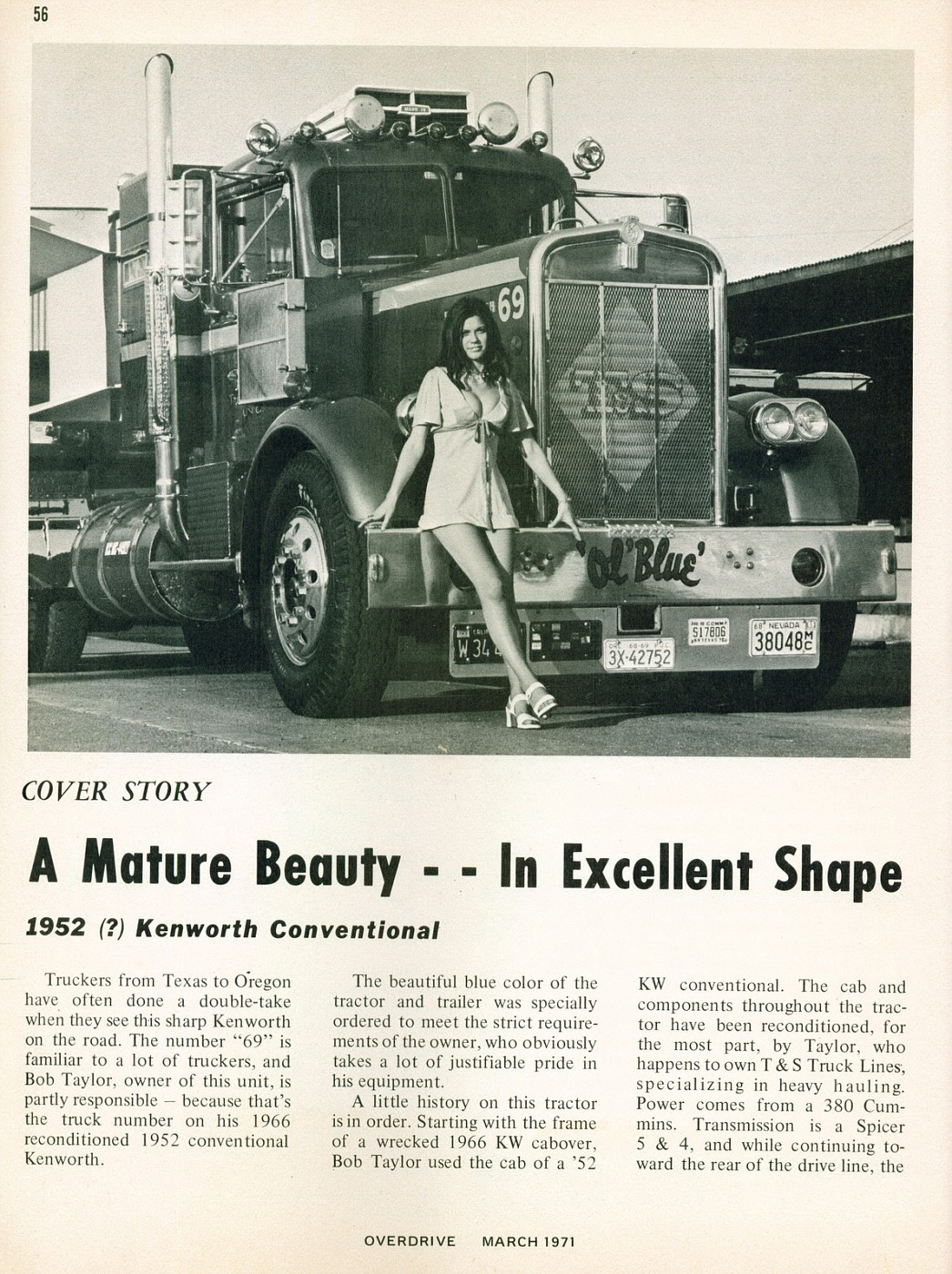 03 Overdrive Magazine March 1971 album | Dutch Model Truck Club | Fotki ...