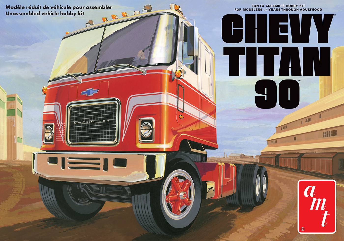 Photo: Box-art | 01417 Chevy Titan 90 (1:25) album | Dutch Model Truck ...