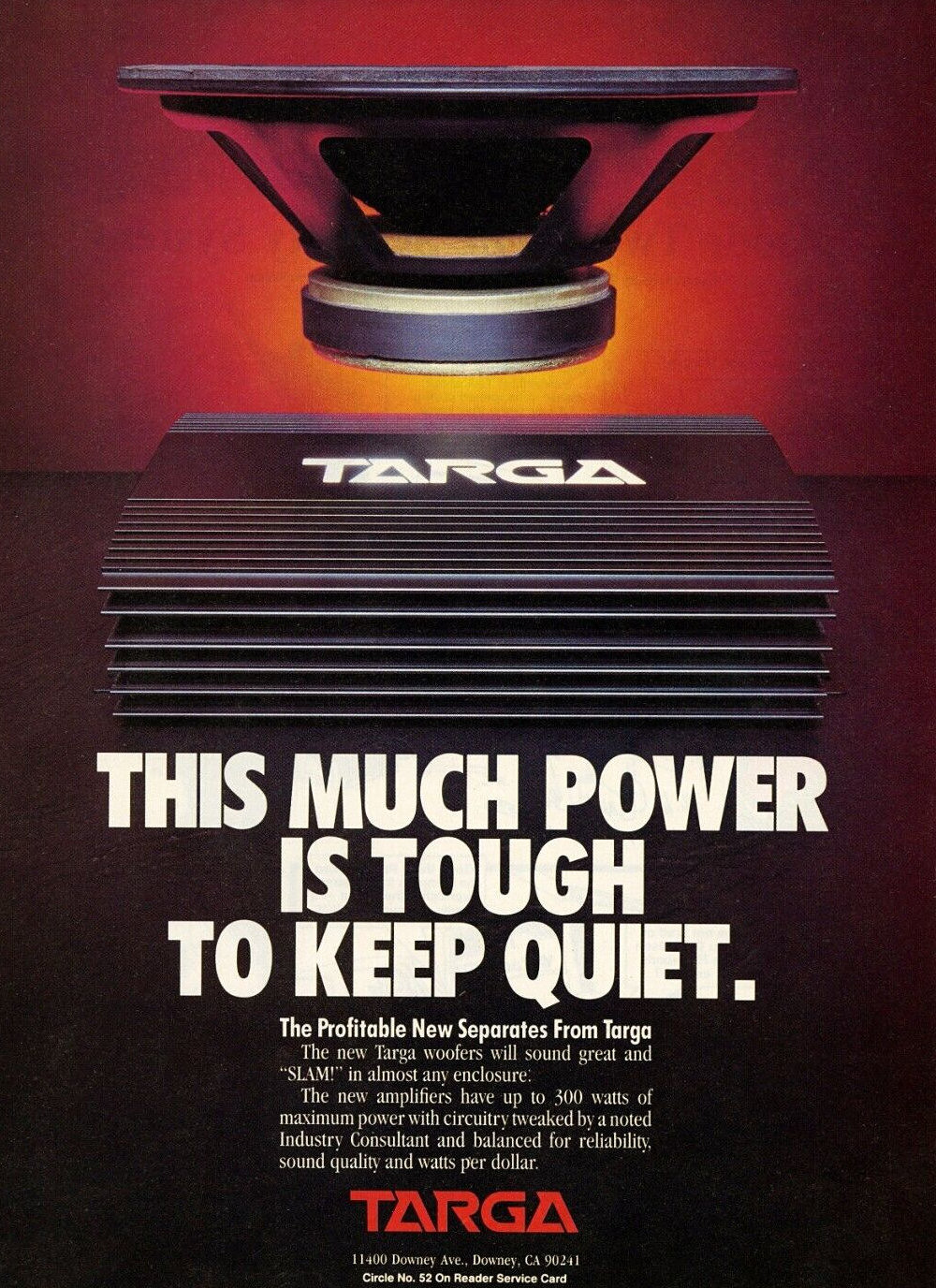 Photo: Targa 01 | Vintage Car Audio Advertising album ...