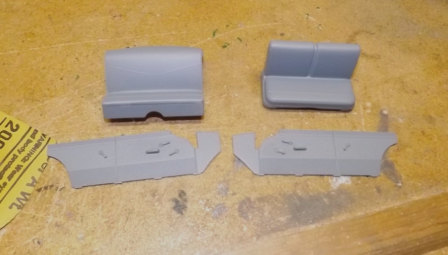 Photo: Interior Tamiya TS12 Haze Gray. Should look good with the seat ...