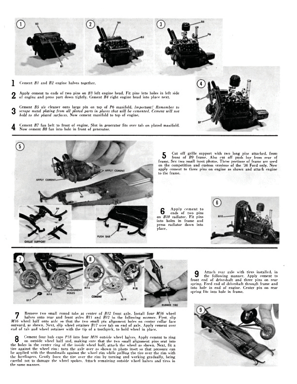 MONOGRAM 1934 Ford Coupe/Convertible Customizing Kit #PC72 album ...