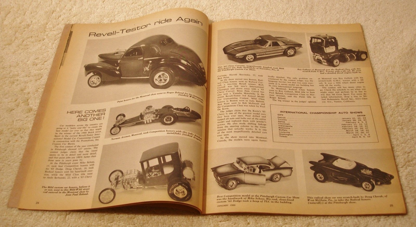 Photo: 1966 Model Car Science Magazine ~ June - inside | Vintage Model ...