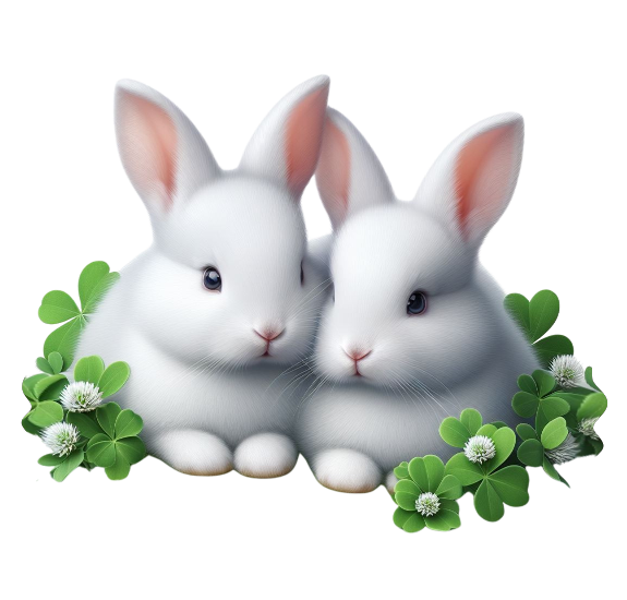 Photo: Bunnies in the Clover - LR - 1-10-24 (6) | Lori Rhae AI ...