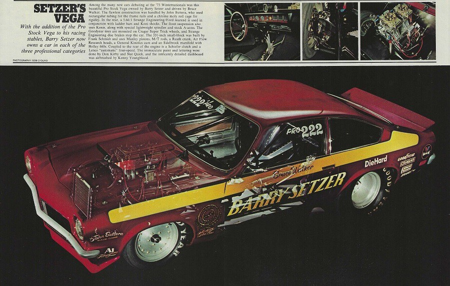 Photo: Barry Setzer's 1973 Vega Built by LiL John | PRO STOCKS II album ...