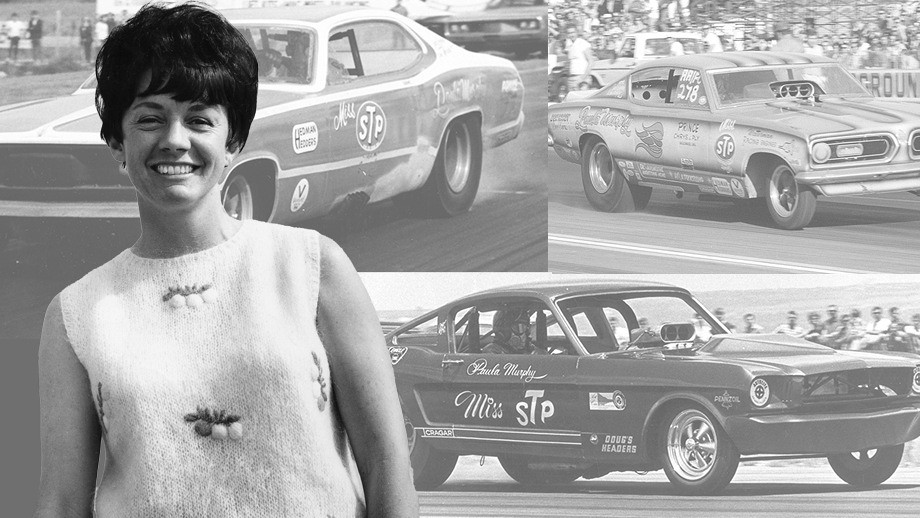 Photo: Pioneering NHRA female Funny Car racer Paula Murphy, Miss STP ...